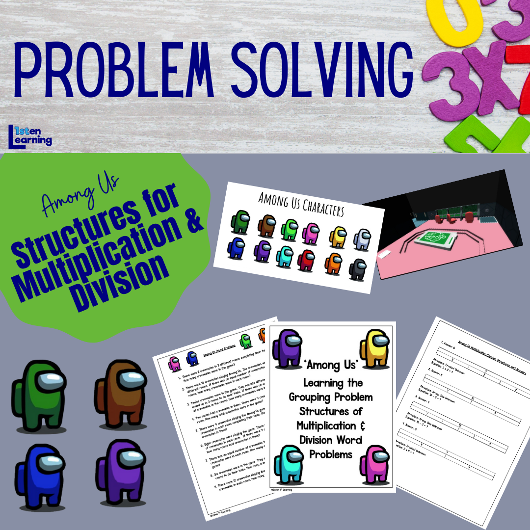 ‘Among Us’ Word Problems – Listen 1st Learning